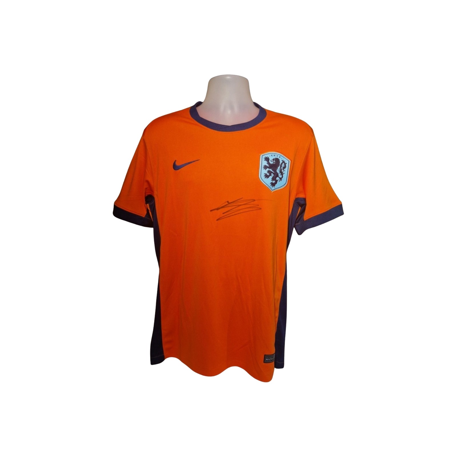 Micky van de Ven Signed Netherlands 2024-25 Football Shirt - Lecce ...