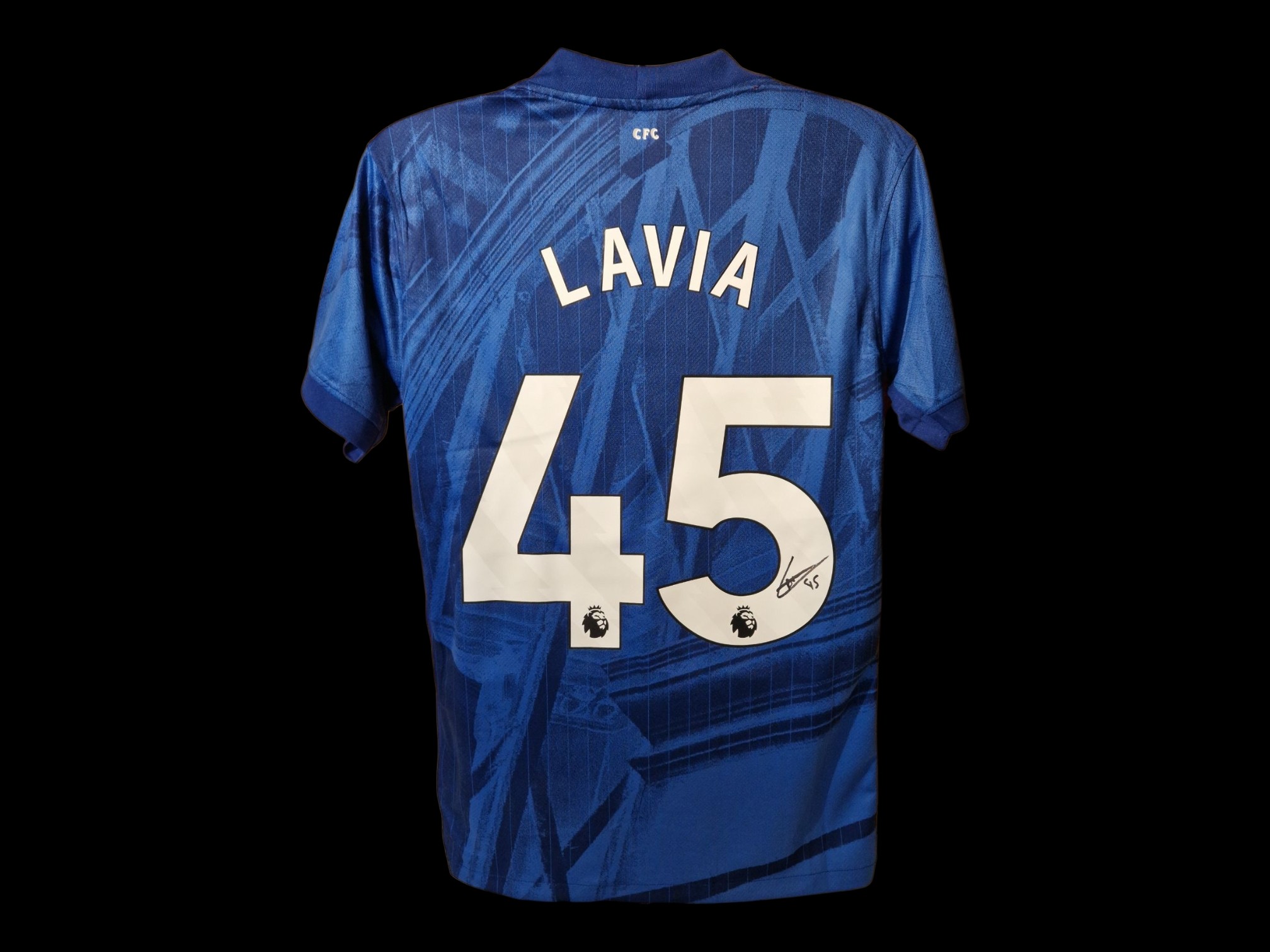 Romeo Lavia Signed Chelsea 2025-26 Home Football Shirt COA - Lecce ...