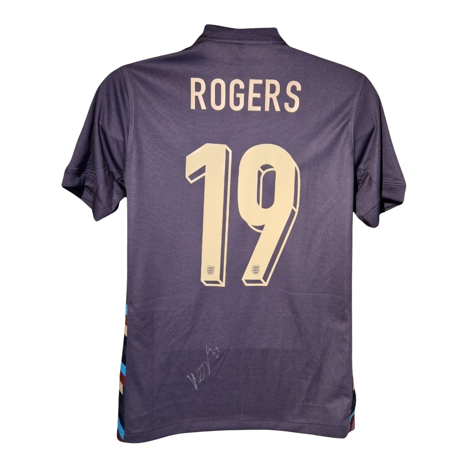 Morgan Rogers Signed England 2024-25 Away Football Shirt - Lecce ...