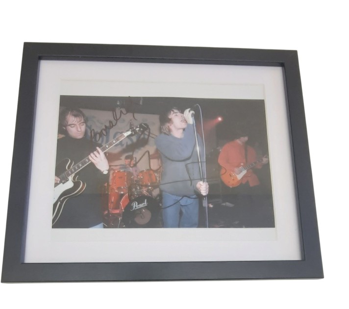 Oasis Signed and Framed Photograph - CharityStars