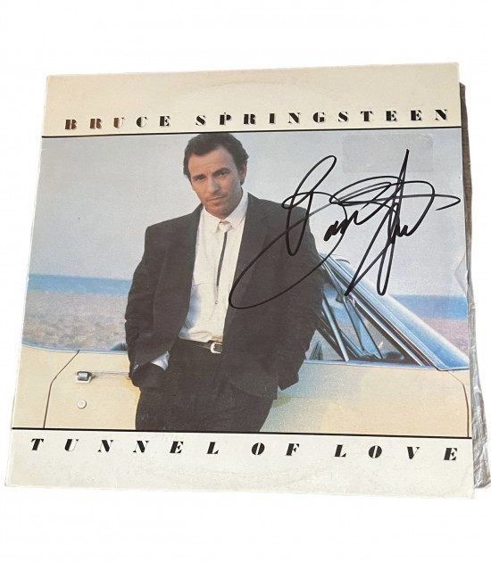 Vinile "Tunnel of Love" di Bruce Springsteen - Autografato - CharityStars