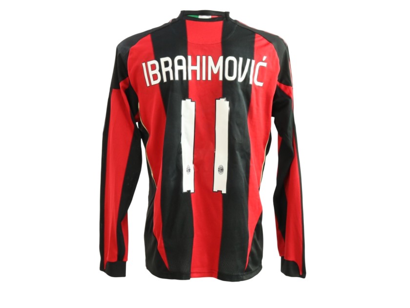 Ibrahimovic's Milan Issued Shirt, TIM Cup 2010/11 - CharityStars