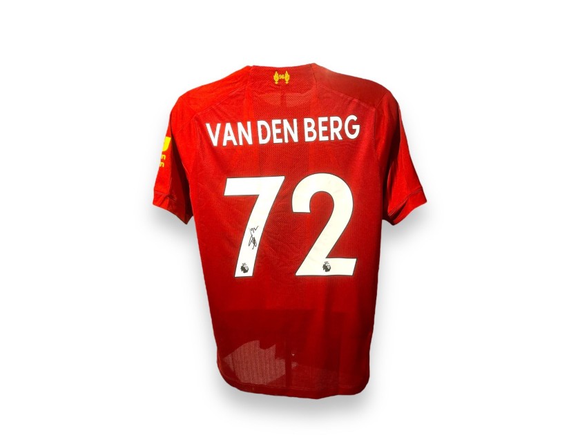 Sepp van den Berg's Liverpool 2019/20 Signed Official Shirt - CharityStars