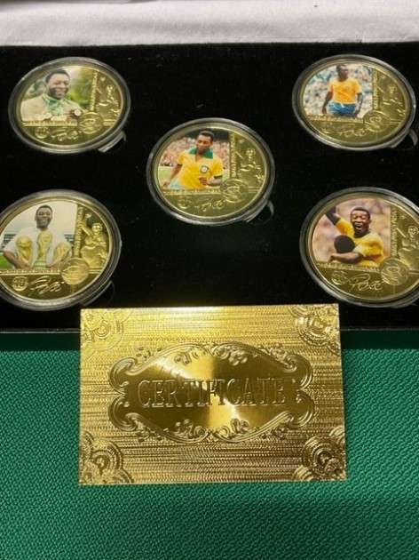 Pele Commemorative Medals Box - CharityStars