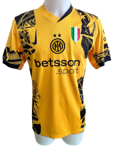 Barella's Inter Signed Official Shirt, 2024/25 - CharityStars
