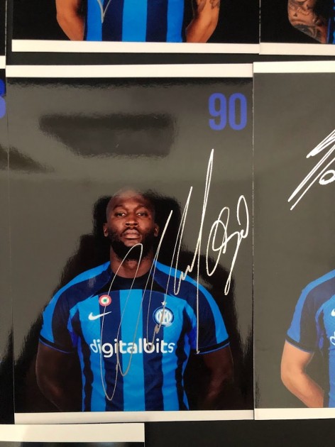 Set of Photographs Signed by Inter Players - CharityStars