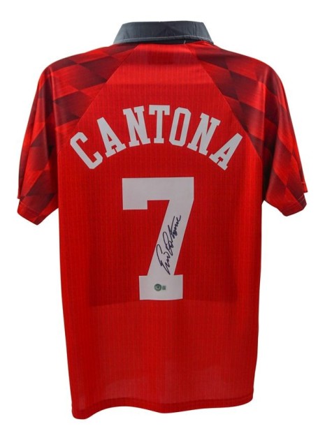Eric Cantona's Manchester United Signed Shirt - CharityStars