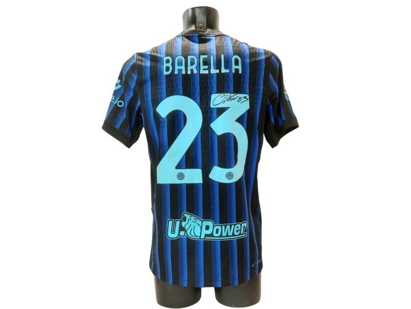 R - Maglia ufficiale Barella Inter, 2025/26 - Autografata - CharityStars