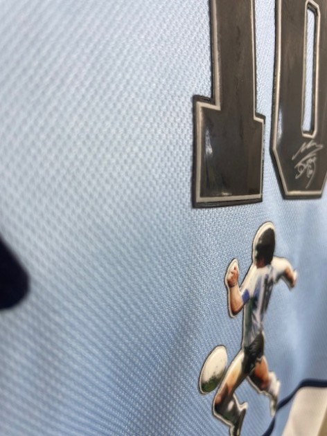 Maradona Official Signed Shirt, Argentina vs World Stars 2001 - The ...