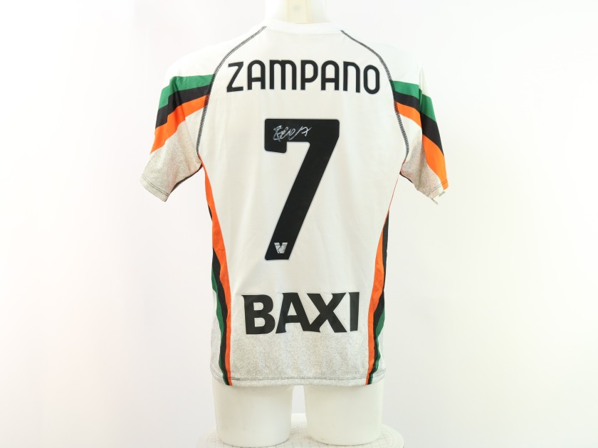 Maglia Zampano unwashed Cagliari vs Venezia, 2025 - Autografata ...