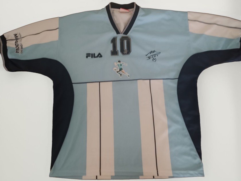 Diego Maradona Final Farewell Shirt Argentina Vs World Stars 2001 ...