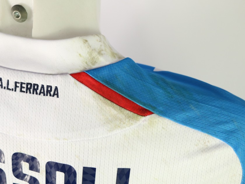 Bassoli Unwashed and Signed Shirt, SPAL vs Ancona 2023 - CharityStars