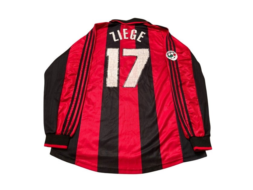 Ziege's Milan Match-Issued Shirt, 1998/99 - CharityStars