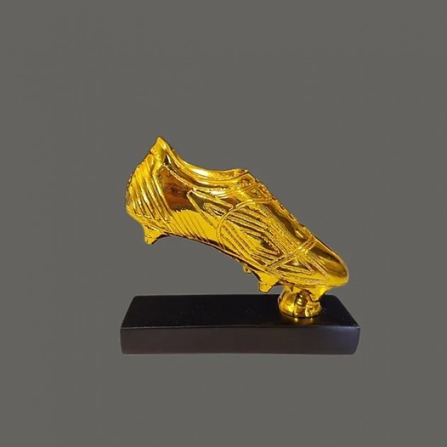 Erling Haaland's Manchester City 2022/23 Signed Golden Boot Mini Trophy ...