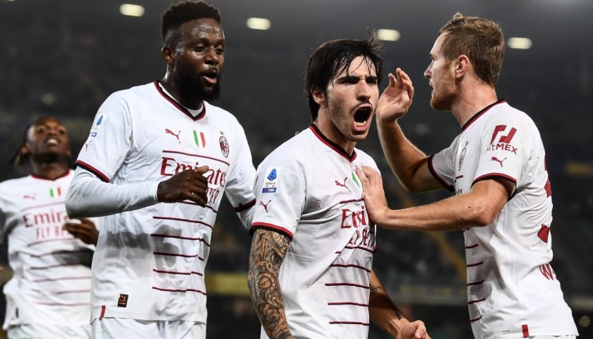 Maglia Authentic Tonali Milan, 2022/23 - Autografata - CharityStars