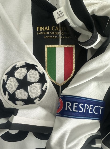 Chiellini's Juventus Issued Shirt, UCL Final Cardiff 2017 - CharityStars