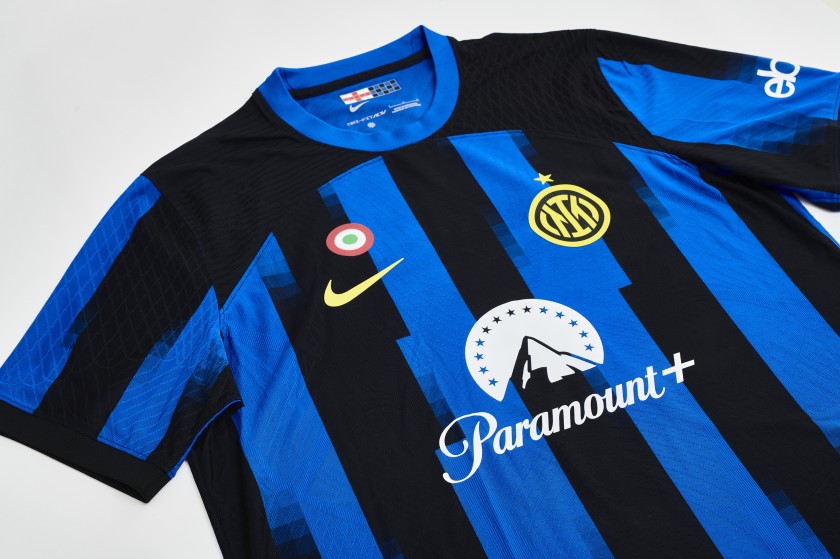 Authentic Arnautovic Inter 2023/24 Shirt - Signed - CharityStars
