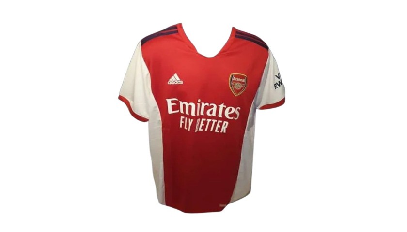 Eddie Nketiah Arsenal Signed Shirt - 2021/22 - CharityStars