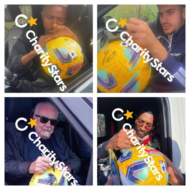 Official Serie A TIM Ball, 2023/24 - Signed by Napoli - CharityStars