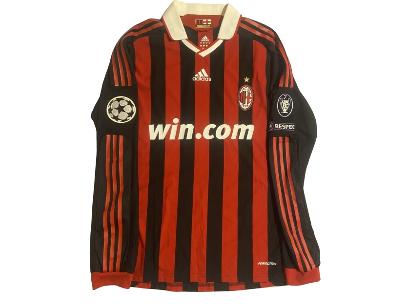 Maglia Gara Ronaldinho Real Madrid vs Milan, UCL 2009 - Special Sponsor ...