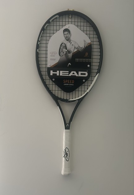 Novak Djokovic's Signed Racket - CharityStars