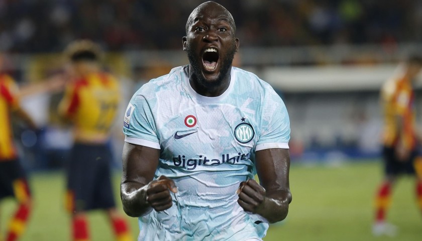 Lukaku Official Inter Shirt, 2022/23 - Signed by the Players - CharityStars