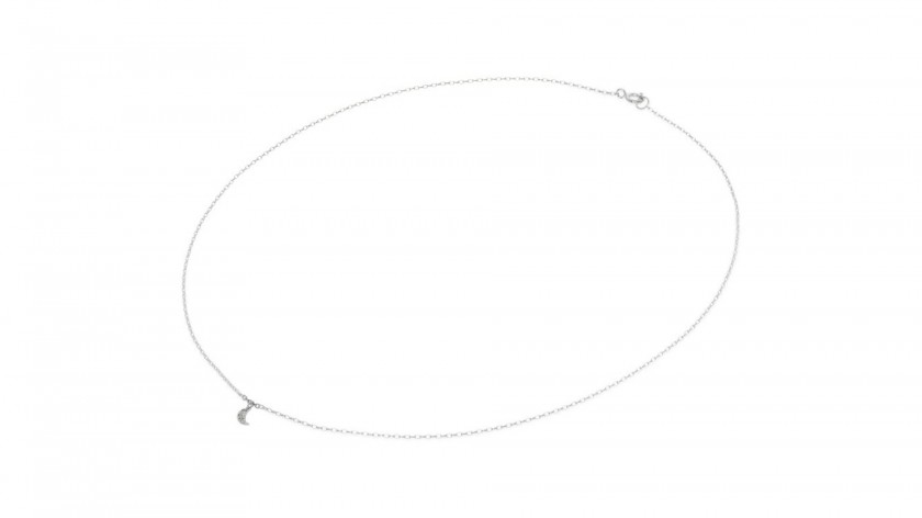 Ginger Gioielli Short Necklace with Half Moon - CharityStars