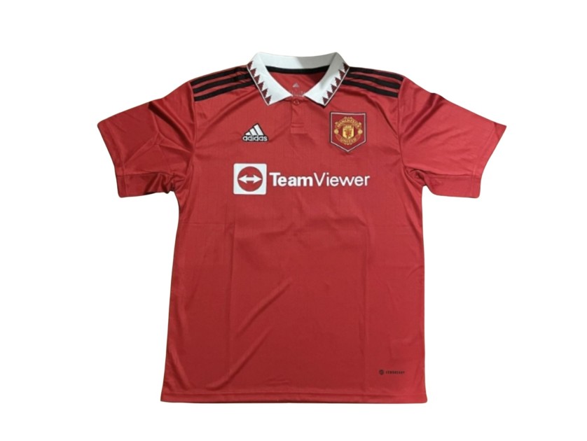 Alejandro Garnacho's Manchester United 2022/23 Signed Shirt - CharityStars