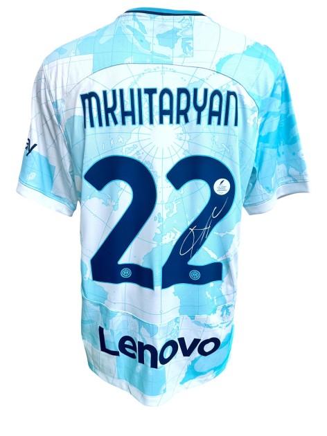 Mkhitaryan's Inter Signed Official Shirt, 2022/23 - CharityStars
