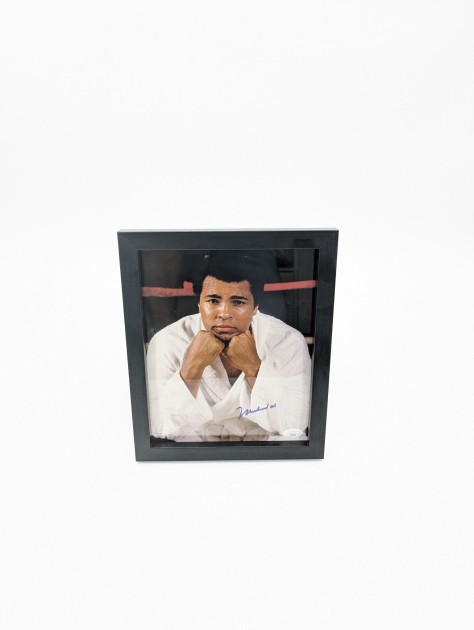 Muhammad Ali Signed and Framed Picture - CharityStars