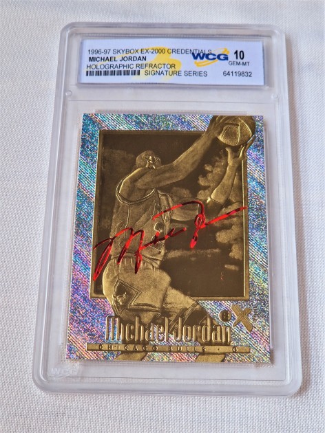 Limited Edition Michael Jordan Signature Series Holographic Refractor ...