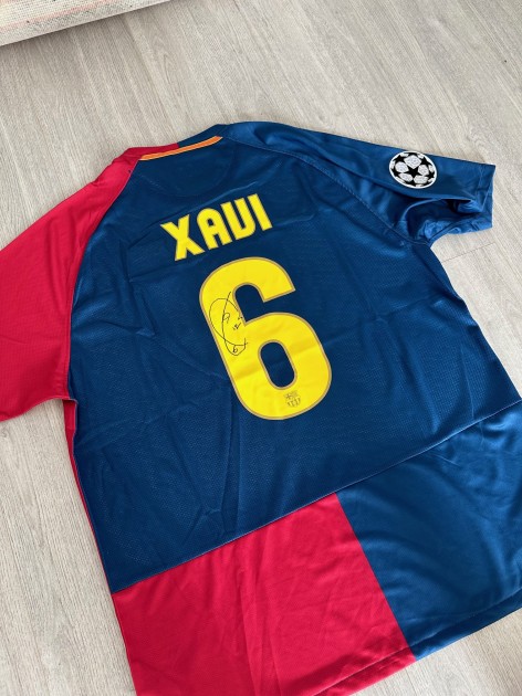 Xavi's Barcelona 2009 Signed Shirt - CharityStars