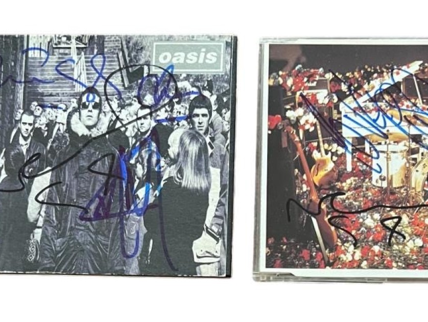 Oasis Signed Two CDs - CharityStars