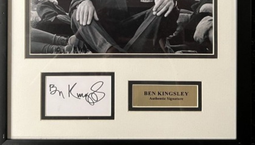 Ben Kingsley Signed and Framed Display - CharityStars