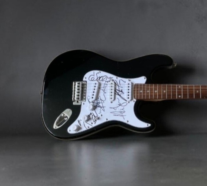 Chitarra elettrica Stratocaster - Autografata da Michael Hutchence ...