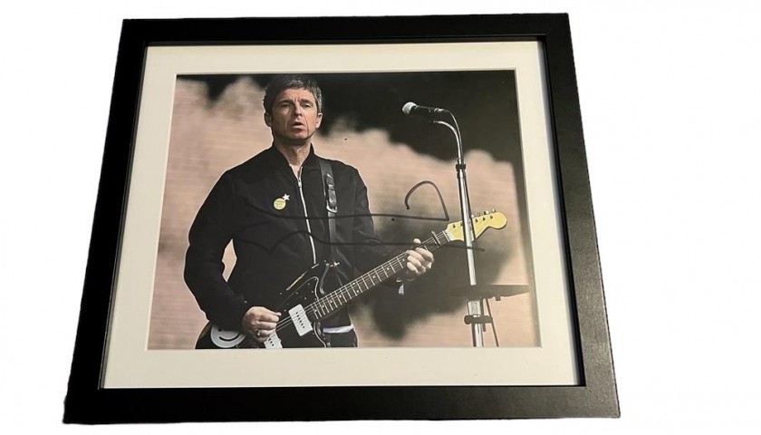Noel Gallagher of Oasis Signed and Framed Photograph - CharityStars