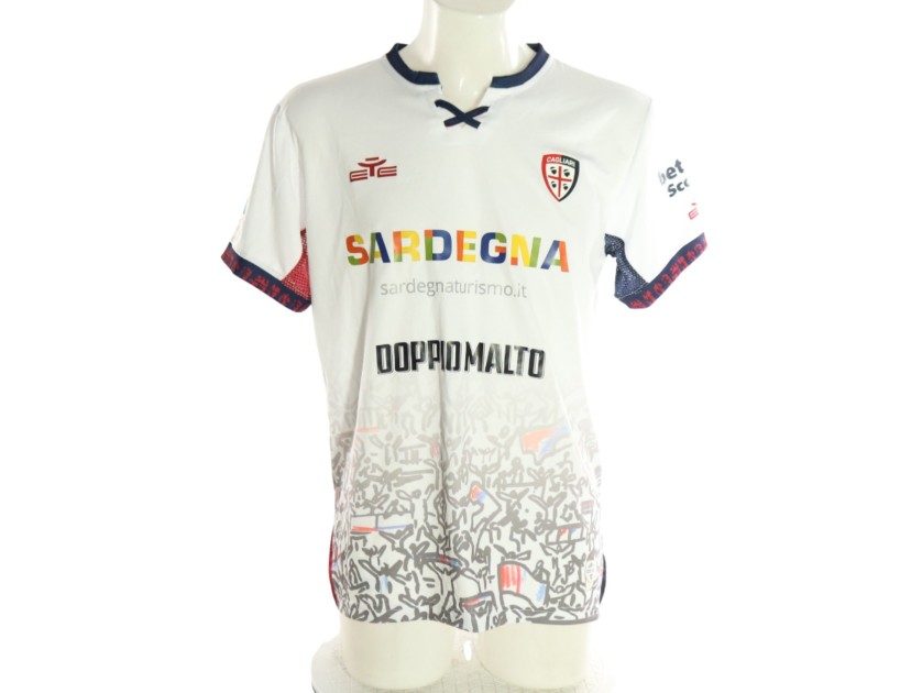 Gaetano's Signed Unwashed Shirt, Pisa vs Cagliari 2026 - Lecce ...
