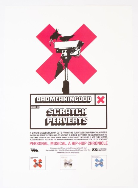 Badmeaningood 'Scratch Perverts' Poster + Sticker - CharityStars
