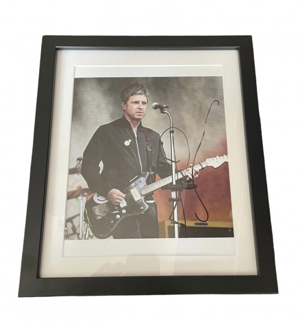 Noel Gallagher of Oasis Signed and Framed Photograph - CharityStars