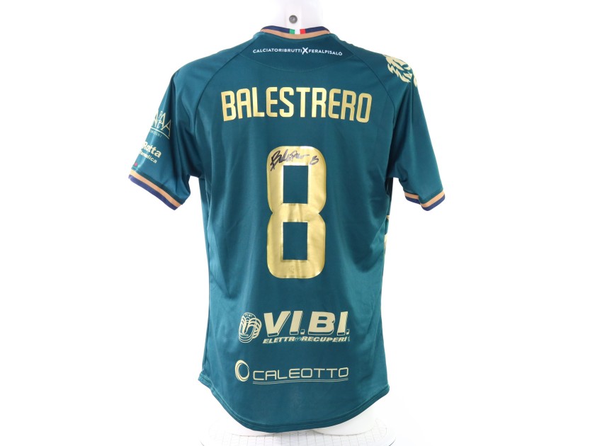Maglia Balestrero Albinoleffe vs Feralpisalò autografata unwashed, 2025 ...
