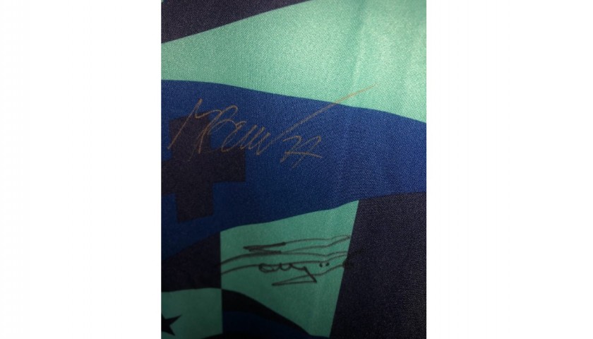 Inter Pre-Match Shirt, 2022/23 - Signed by the Squad - CharityStars