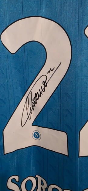 Di Lorenzo's Signed Unwashed Shirt, Napoli vs Bologna Italian Supercup ...