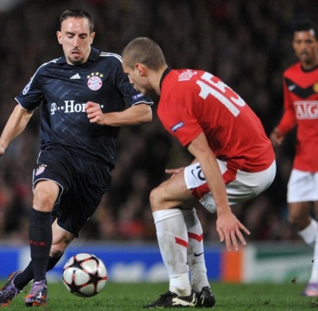 Ribery's Worn Shirt, Manchester United vs Bayern Munich 2010 - CharityStars