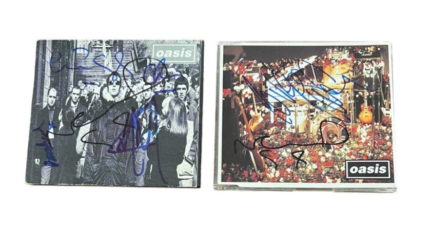 Oasis Signed Two CDs - CharityStars