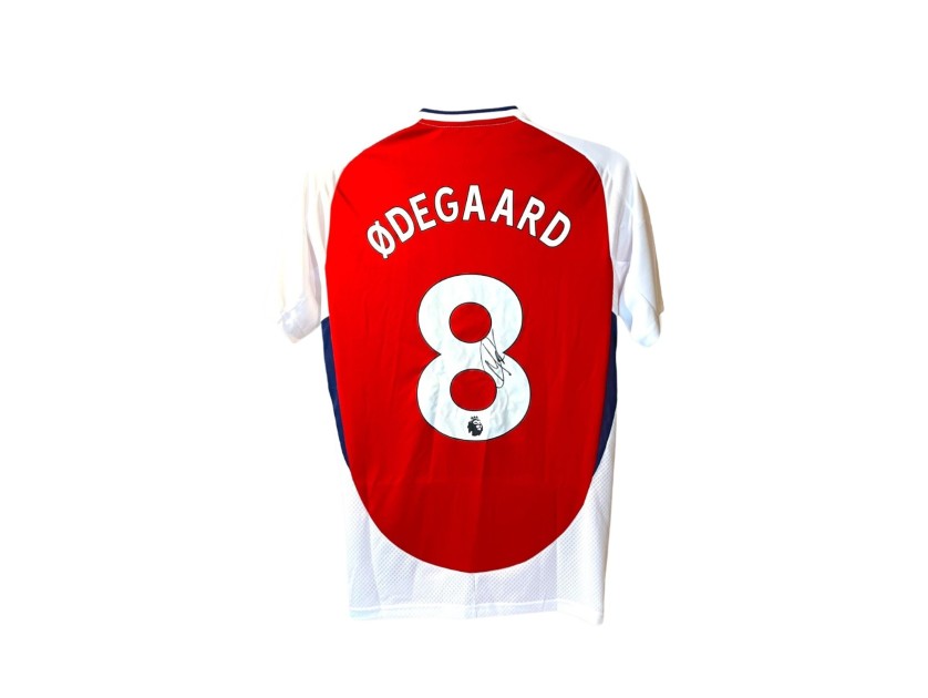 Martin Odegaard's Arsenal 2024/25 Signed Official Shirt - CharityStars