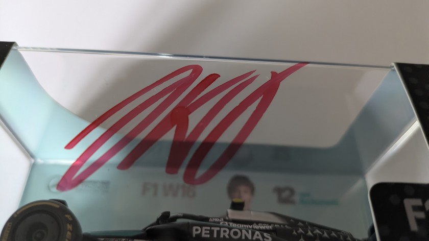Mercedes F1 W16 Scale Model – Signed by Kimi Antonelli - CharityStars