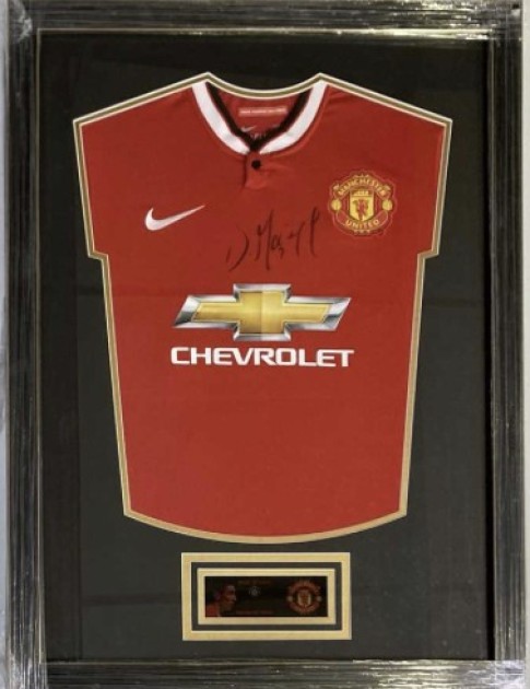 Ángel Di María's Manchester United Signed and Framed Shirt - CharityStars