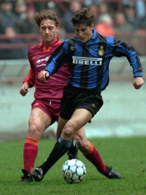 Zanetti Official Inter Signed Shirt, 1995/96 - CharityStars