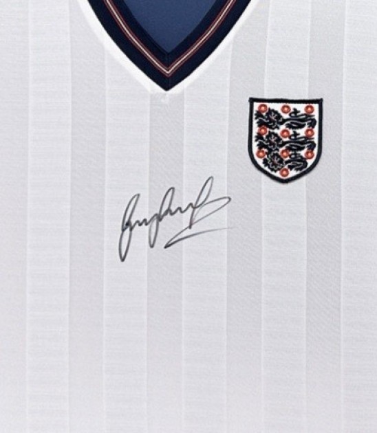 Gary Lineker's England 1986 Signed and Framed Shirt - CharityStars