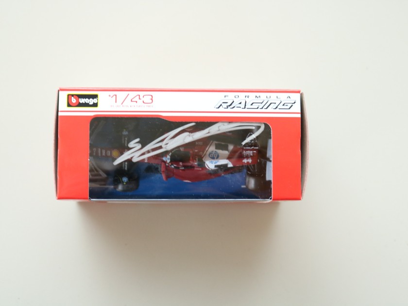 Ferrari SF25 Scale Model – Signed by Hamilton and Leclerc - CharityStars